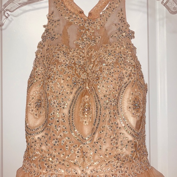 Dresses | Gold Champagne Colored Formal Dress | Poshmark